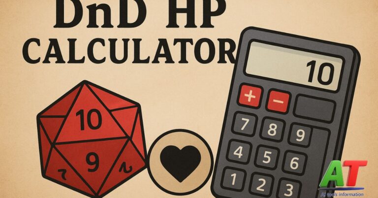 Free Dnd Hp Calculator 2025